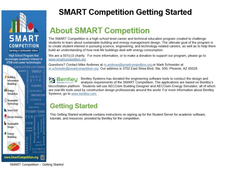 Getting Started and Lesson Narrative | SMART Competition